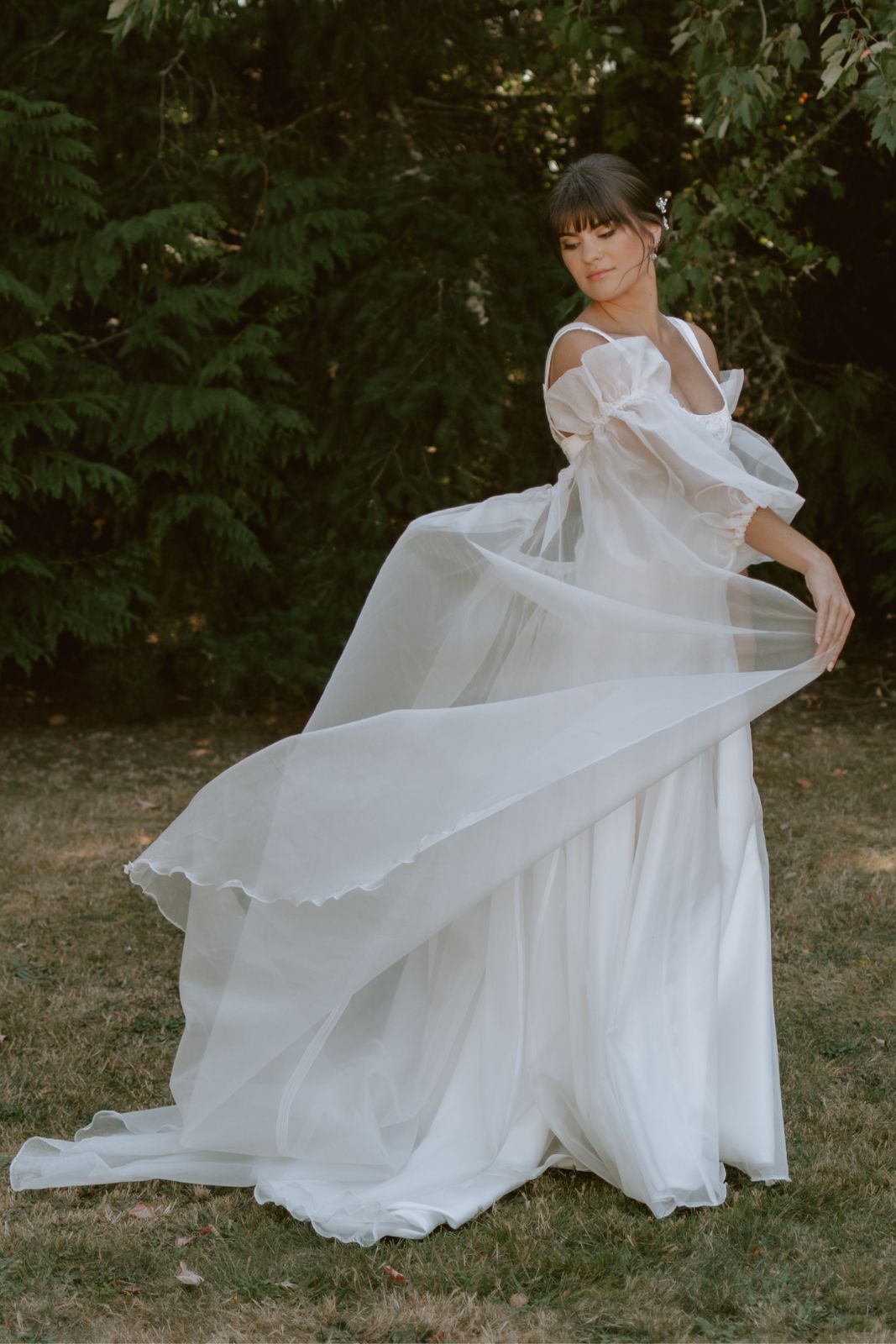 louisa a line wedding dress - cicada bridal in seattle